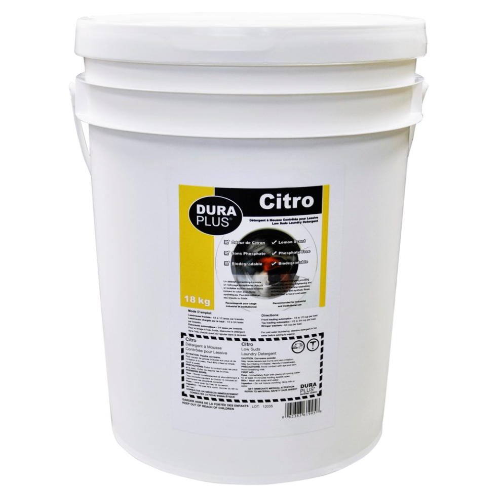 CITRO Concentrated Laundry Detergent Powder - Lemon (18kg)